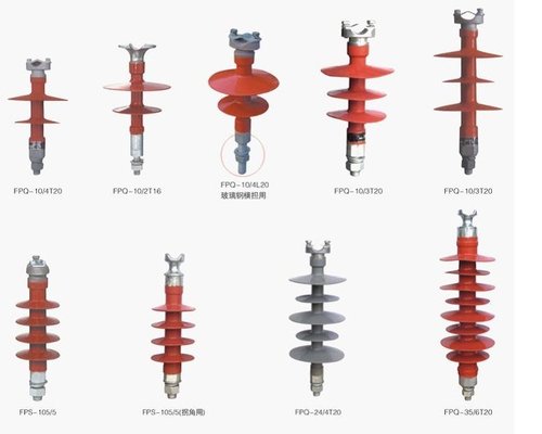 Medium Voltage Pin Post Insulator / Polymer Porcelain Products Insulators