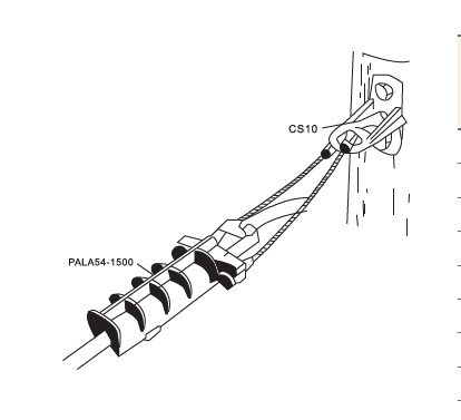 Aluminium Anchoring Clamp for LV ABC Fittings Lines with Insulated Neutral Messenger