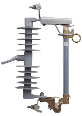 Outdoor Polymer Dropout Fuse Cutout 24 - 27KV 100A , High Voltage Fuses Types