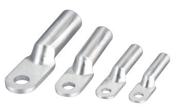 Aluminium Copper Cable Lugs Connectors For Compression Terminal Longitudinally
