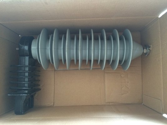 Overvoltage Protector Polymer  Zinc Oxide Lightning Surge Arrester Without Gaps 10KA 27kv