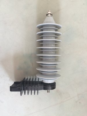 Overvoltage Protector Polymer  Zinc Oxide Lightning Surge Arrester Without Gaps 10KA 27kv