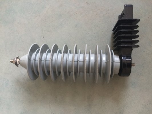 Overvoltage Protector Polymer  Zinc Oxide Lightning Surge Arrester Without Gaps 10KA 27kv