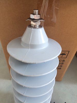 10KA 24kv Polymer High Voltage Station Class Arresters / Surge Voltage Arrester