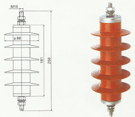 Electrical Surge Arrester Grapless Polymeric MOA Station Type Lightning Arrester