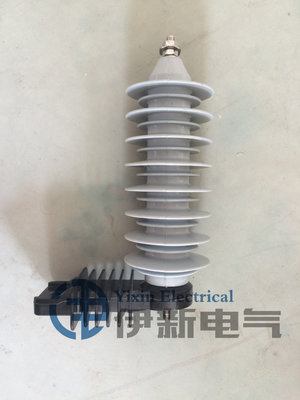 Zinc Oxide / Metal Oxide Gapless Lightning Arrester 10KA 24kv  Polymer Lightning Arrester