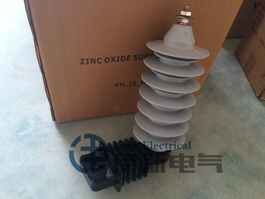 Overvoltage Protector Polymer High Voltage Zinc Oxide Surge Arrester 10KA 21kv