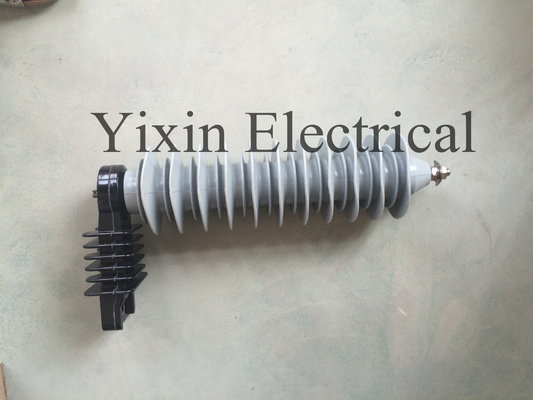 Polymer High Voltage Lightning Surge Arrestor / Gapless Surge Arrester 10KA 36kv