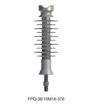 Gray Color Pin Type Composite Polymer Insulator 36KV  with 10KN