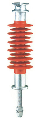 35KV Custom Made Polymer  Silicone Insulators Post Type for Electrical Power Line