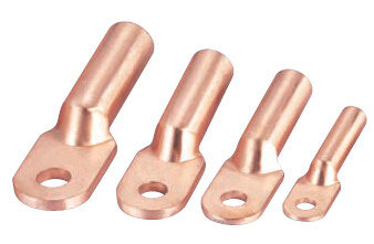 Aluminium Copper Cable Lugs Connectors For Compression Terminal Longitudinally