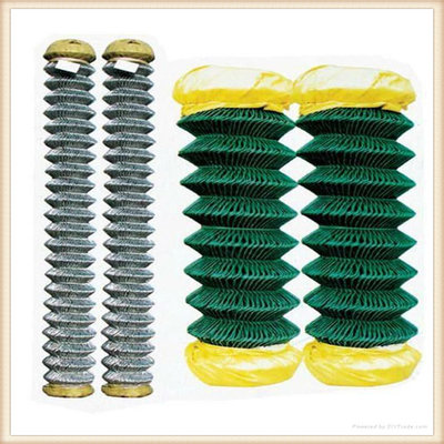 Chain Link Wire Metal Fence Stainless Steel 30-100mm Mesh Stadium Security