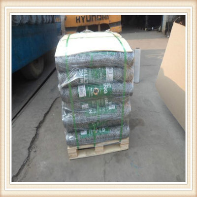 Galvanized Gabion Box Of Twisted Hexagonal Wire Mesh , Galfan Coated Gabion Basket