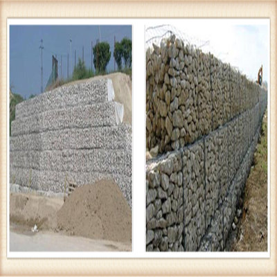 Easy To Assemble Welded Gabion Box Anti - Rust For Roadway / Bridge Protection
