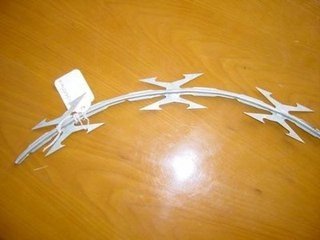 Customized Size High Tensile Barbed Wire 304 Stainless Steel Barbed Wire