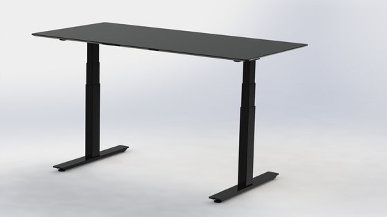 Office Desk adjustable height table sit to stand workstation
