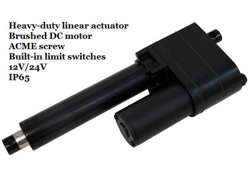 12Vdc linear actuator waterproof 7500n 300mm stroke, electric piston with strong load