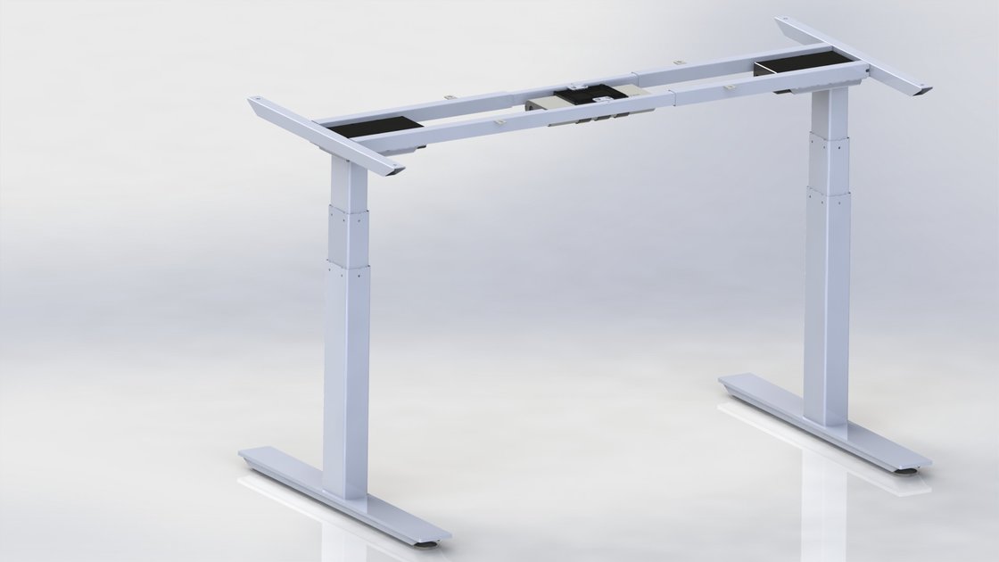 Office Desk adjustable height table sit to stand workstation