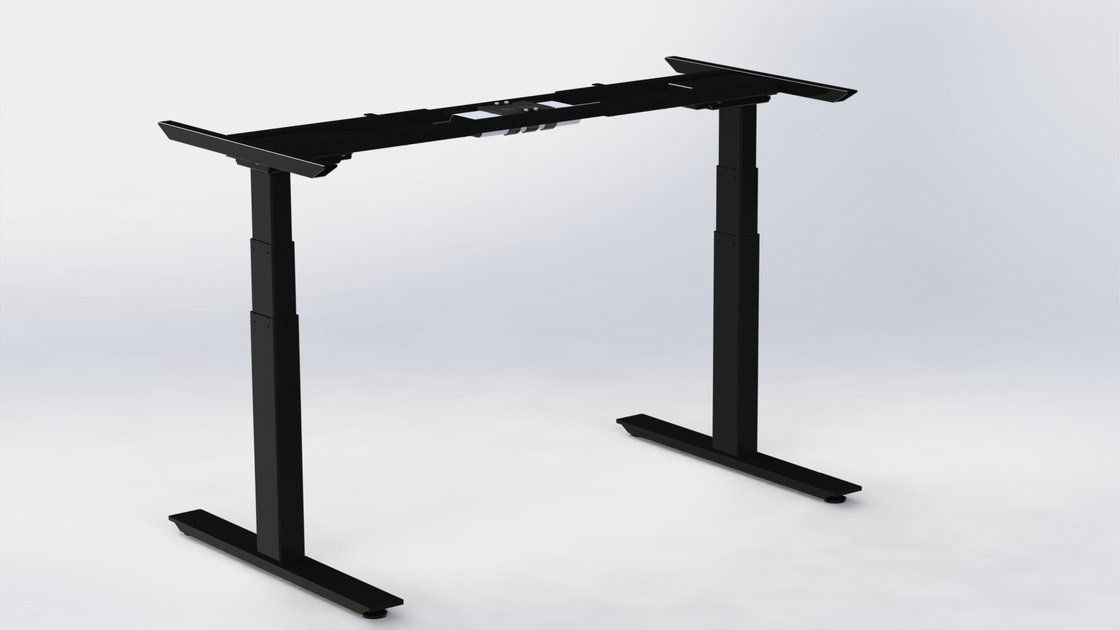 Morden electric desk leg with controller, 24volt height adjustable desk fram