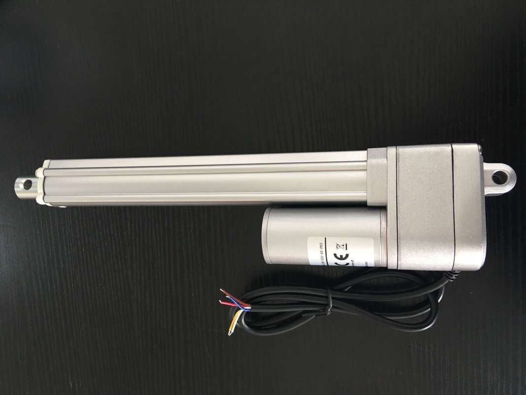 High Speed Electric piston 12v dc 10'' stroke 100lbs force, IP65 mini Linear Actuator With Feedback 12vdc