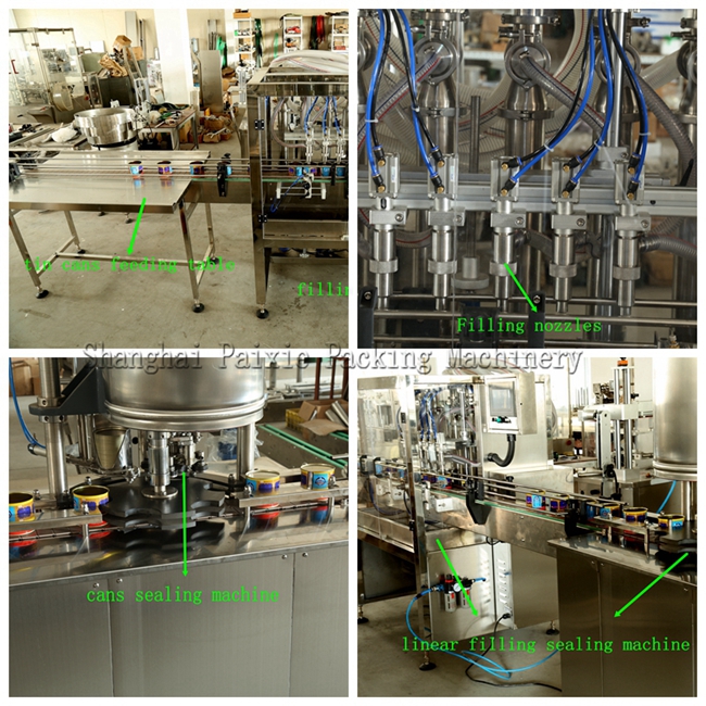 Full Automatic Liquid Bottle Linear Filling Machine Oil Tin Can Filling Machine