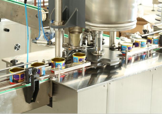 Automatic SS Meat Paste Tin Can Filling Machine / Bottle Filling Line Custom