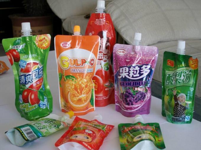 High Accuracy Auto Spout Pouch Filling Machine For Tomato Paste With CE Stanard