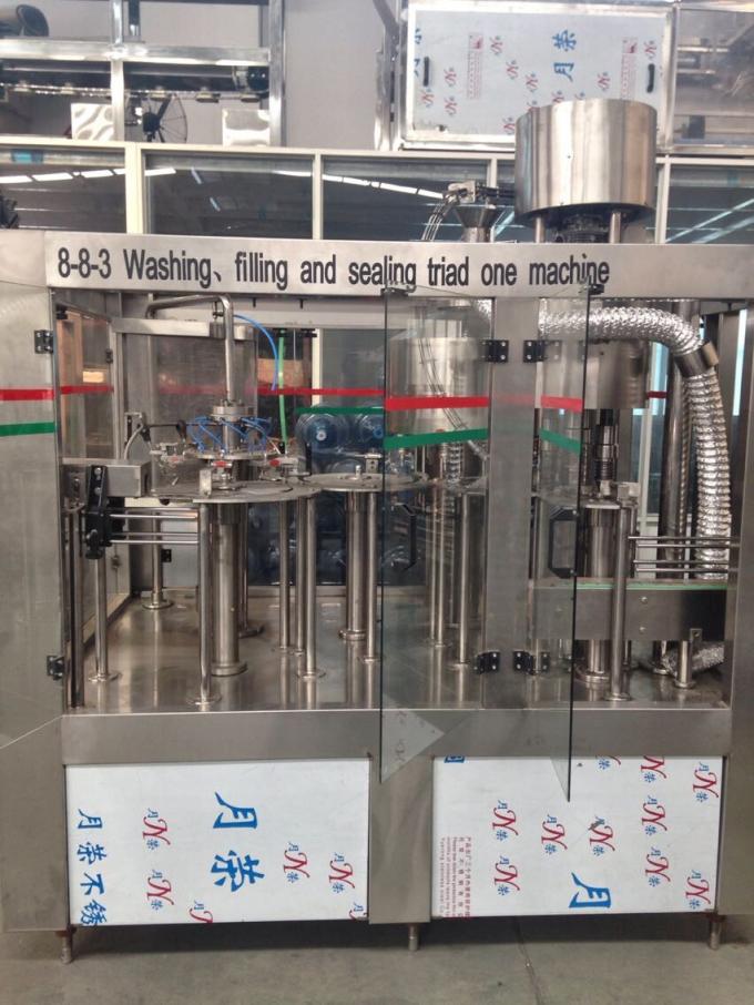 Auto Square Bottle 3 In 1 Filling Machine / Olive Oil Washing Filling Capping Machine
