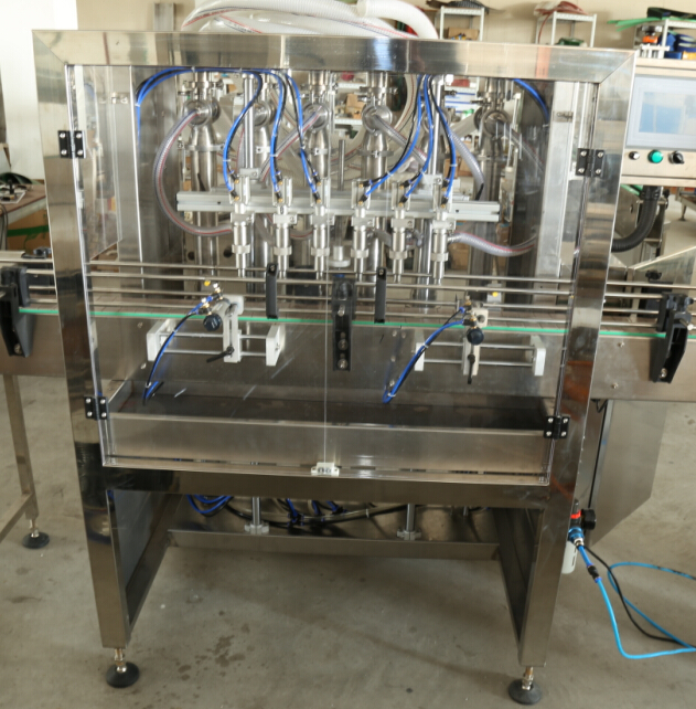 Piston Pump Juice Tin Can Filling Machine Automatic Bottling Equipment