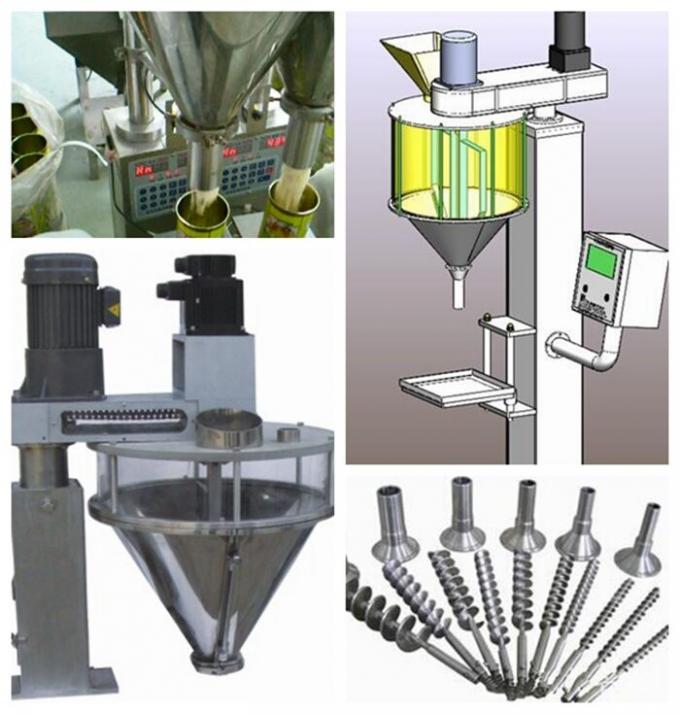 Automatic Powder Filling Machine / Bottle Capping Machines for Coffee , Fruit Powder