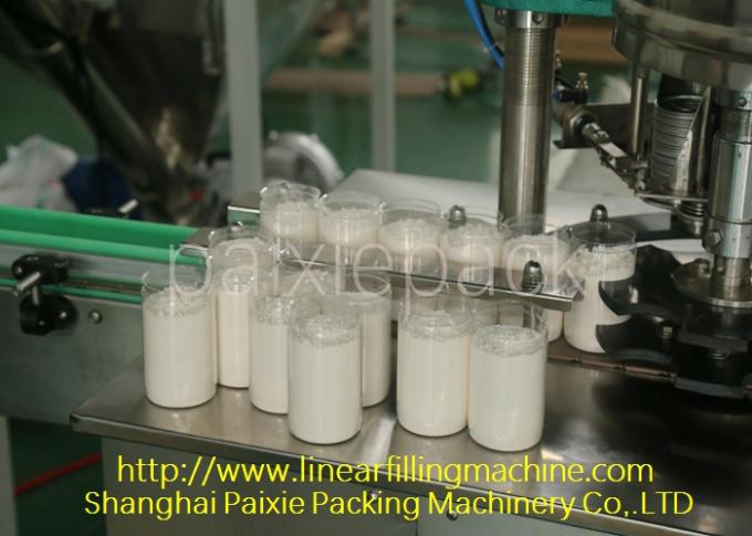 Low Noise Powder Filling Equipment Plastic Bottle Filling Machines