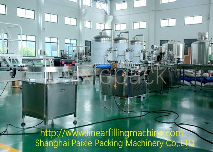 100ml Syrup Filling Machine / capping Auto Filling Machine easy use