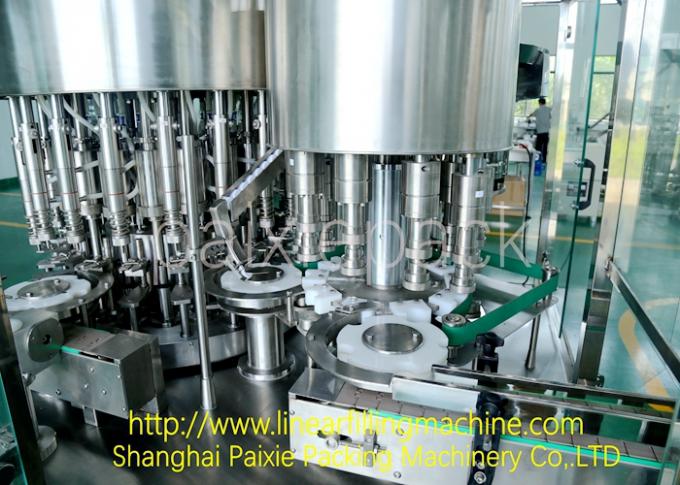 Touch Screen 3 In 1 Filling Machine For Expectorant Cough Syrup Glass Bottling