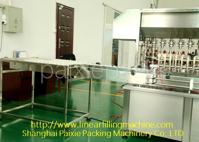PLC Controller Linear Filling Machine , Granule Bottle Weighing Machine