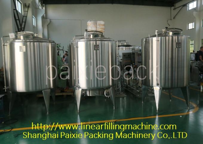 Fully Automatic Chemical Mixing Tank For E Juice Filling Machine PLC Controlled