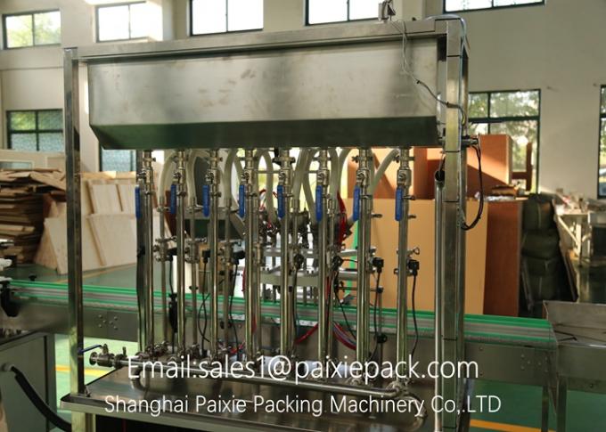 Piston Type Fully Automatic Jam Filling And Capping Machine 220V / 50HZ