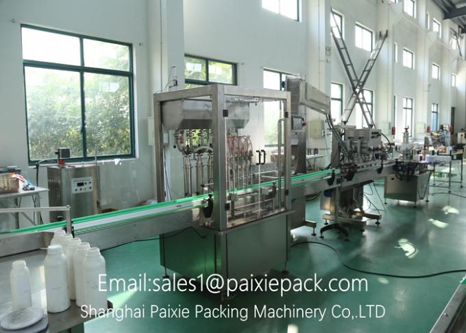 Plastic Glass Bottle Juice / Honey / Syrup Small Bottle Filling Machine