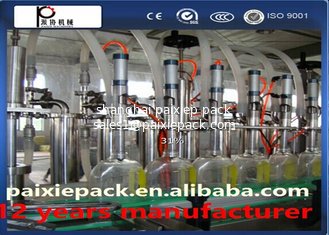 China Auto Cooking Oil Filling Machine For Glass and Plastic Bottle , HIgh Speed supplier