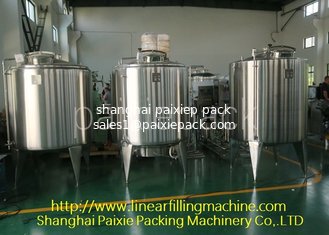 China Fully Automatic Chemical Mixing Tank For E Juice Filling Machine PLC Controlled supplier