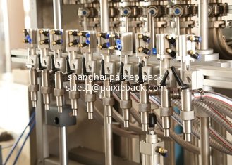 China Small Piston Liquid Hot Filling Machine Cream / Milk Bottling Equipment supplier