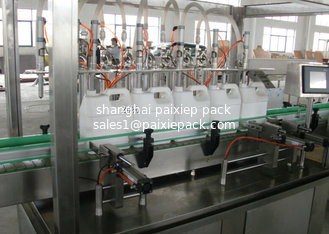 China Auto Engine Oil Filling Machine / Round Bottle Drum Filling Equipment Customized supplier