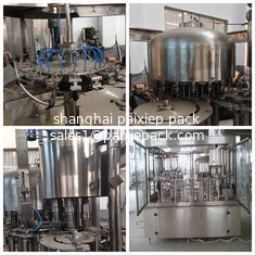 China Auto Square Bottle 3 In 1 Filling Machine / Olive Oil Washing Filling Capping Machine supplier