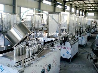China Full Auto Insect Spray Filling Machine Bottle Cap Sealing Machine with PLC Control supplier
