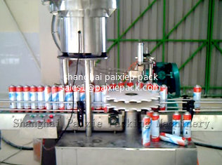 China Air Spray Bottle Aerosol Filling Machine Beverage Bottling Equipment 1.8kw supplier