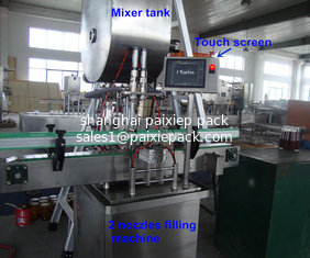 China Full Automatic Glass Bottle Filling Machine For Fruit Sauce , High Viscosity supplier