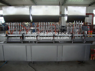 China Automatic Piston Pump Tin Can Filling Machine / Tomato Paste Filling Machine supplier