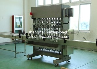 China Stainless Steel Glass Bottle Piston Filling Machine for Honey / Beverage And Cosmetic supplier