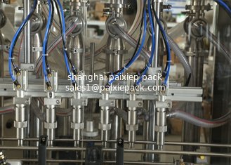 China Automatic Water / Milk / Juice Liquid Filling Equipment with 6 Nozzles , High Precision supplier