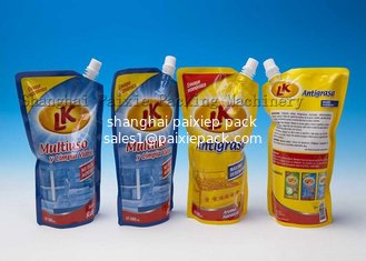 China Full Automatic Doypack Spout Pouch Filling Machine Liquid Bottling Equipment supplier