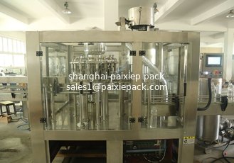 China PET Bottles 3 in1 Monoblock Fruit Juice / Water / Beer Filling Machine Production Line supplier